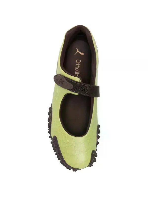 PUMA Mostro Fey Croc-effect Sneakerinas - Green