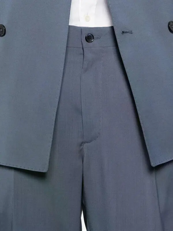 LUIGI BIANCHI MANTOVA Double-breasted Peak-lapel Suit