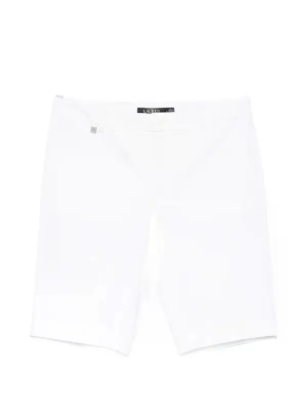 Ralph Lauren Logo-plaque Shorts - White