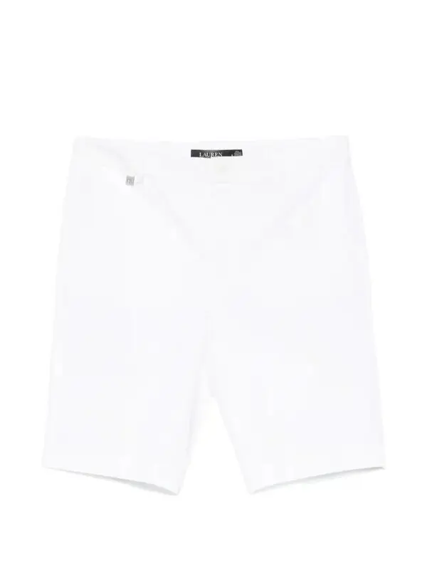 Ralph Lauren Logo-plaque Shorts - White