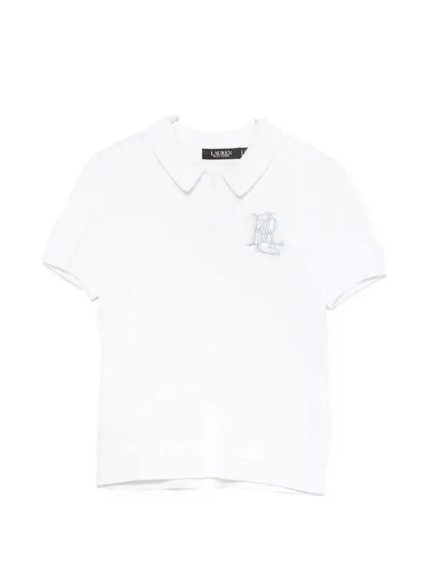 Ralph Lauren Cable-knit Polo Shirt - White