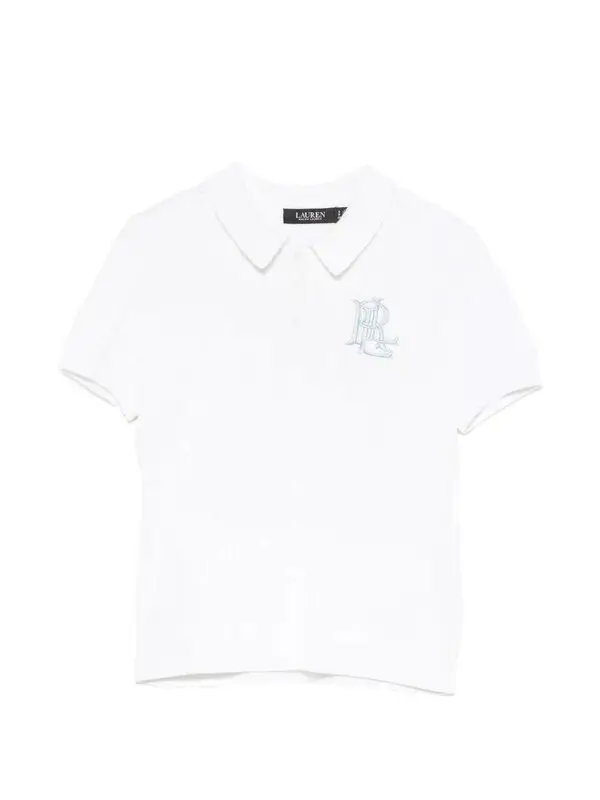 Ralph Lauren Cable-knit Polo Shirt - White