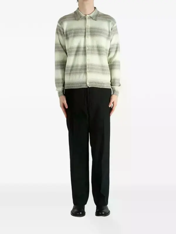 Auralee Striped Cardigan