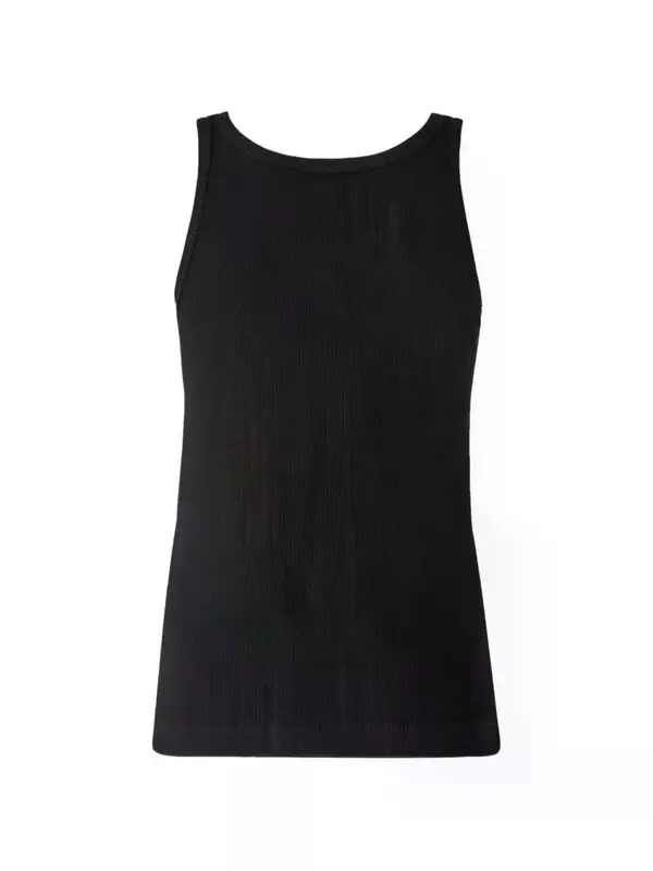 Pinko Ribbed Embroidered Tank Top