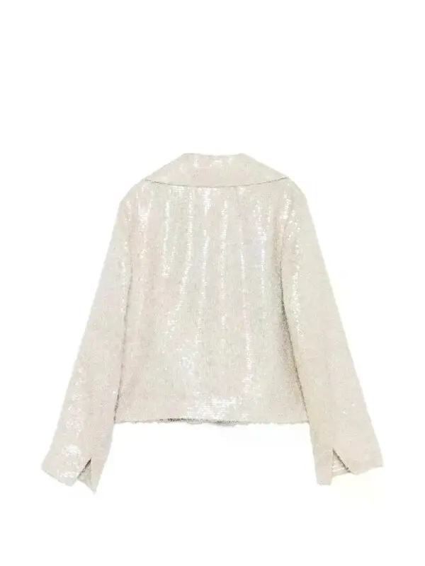 LUISA CERANO Sequin-embellished Jacket - Grey