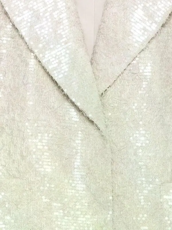 LUISA CERANO Sequin-embellished Jacket - Grey