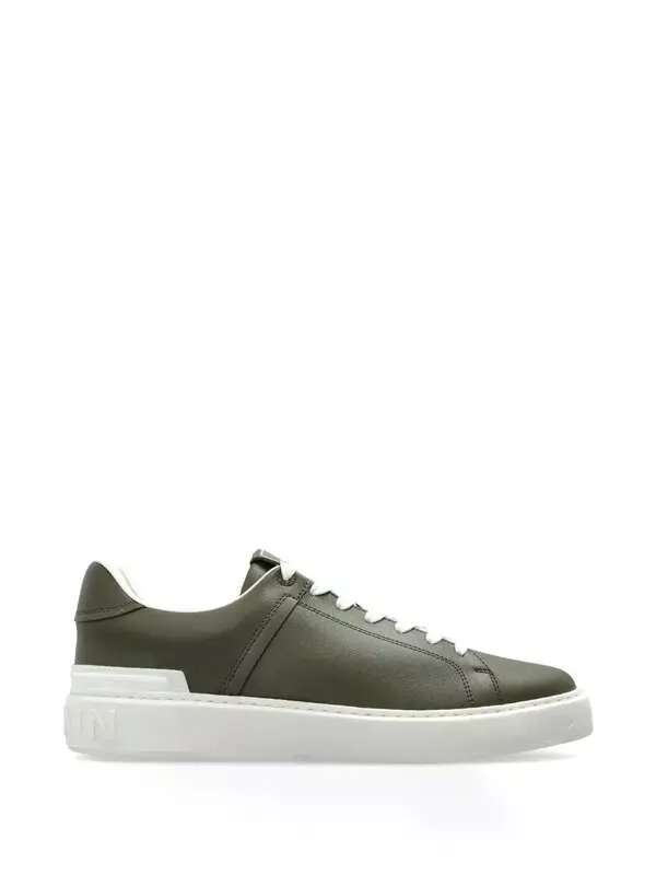 Balmain B-court Leather Sneakers