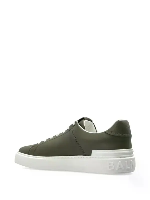 Balmain B-court Leather Sneakers
