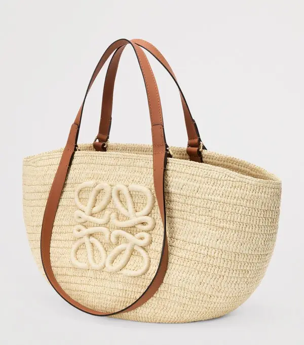 Loewe X Paula’s Ibiza Medium Eclipse Basket Bag - Beige