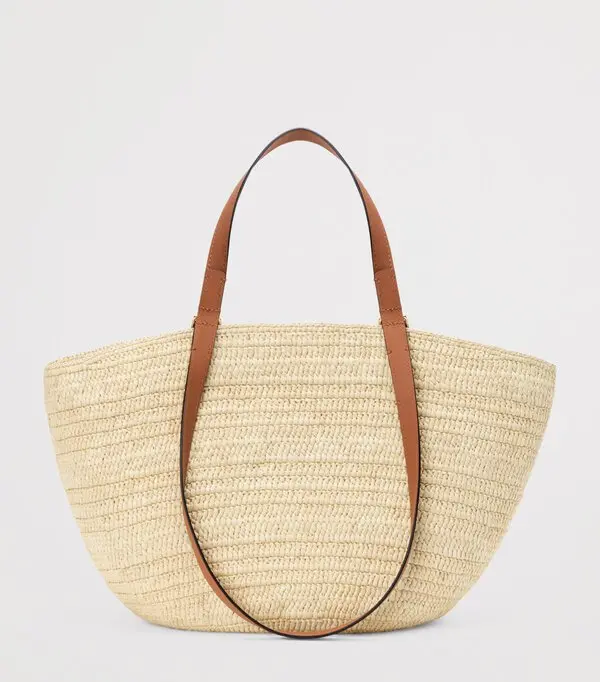 Loewe X Paula’s Ibiza Medium Eclipse Basket Bag - Beige