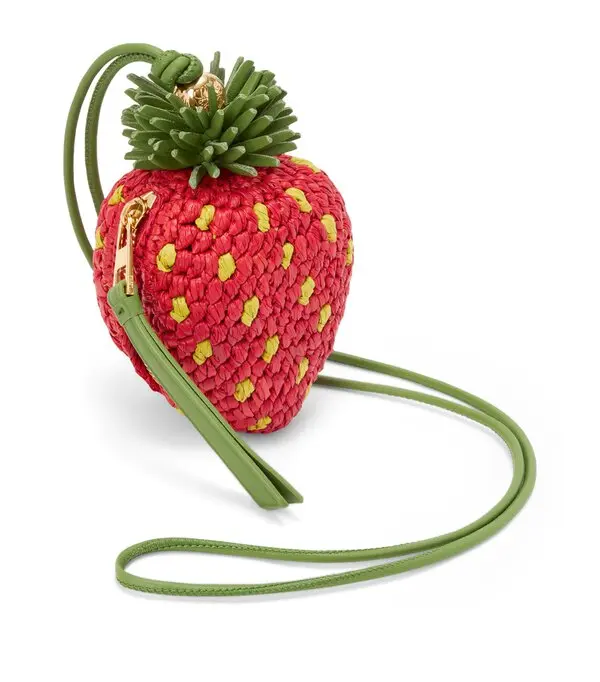 Loewe X Paula’s Ibiza Strawberry Coin Purse - Red