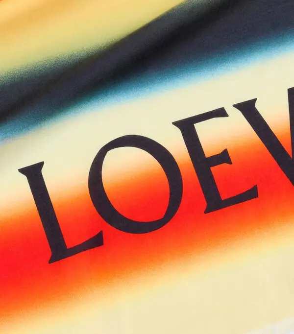 Loewe X Paula's Ibiza Cotton Stripe Pareo - Orange