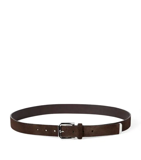 Brunello Cucinelli Reversible Leather Belt - Brown