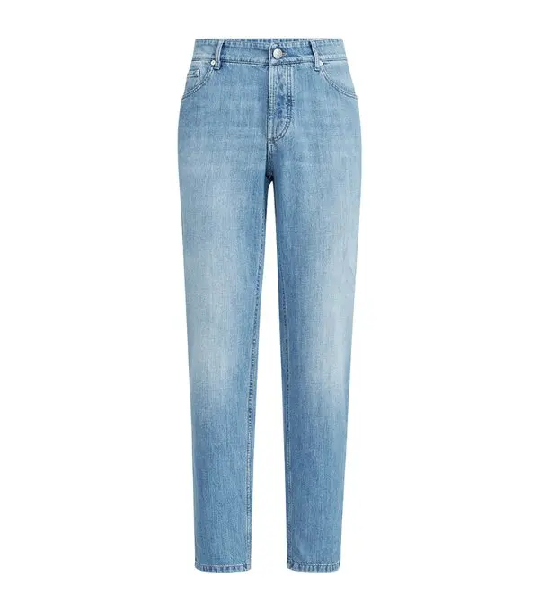 Brunello Cucinelli Lightweight Straight Jeans - Blue