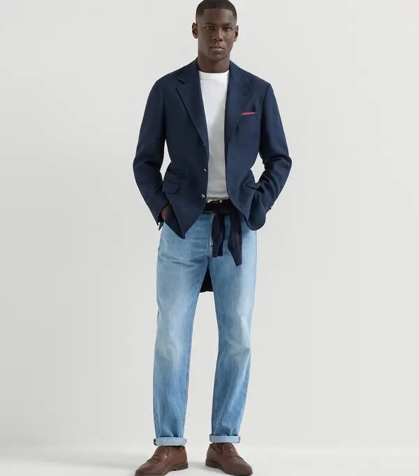 Brunello Cucinelli Lightweight Straight Jeans - Blue