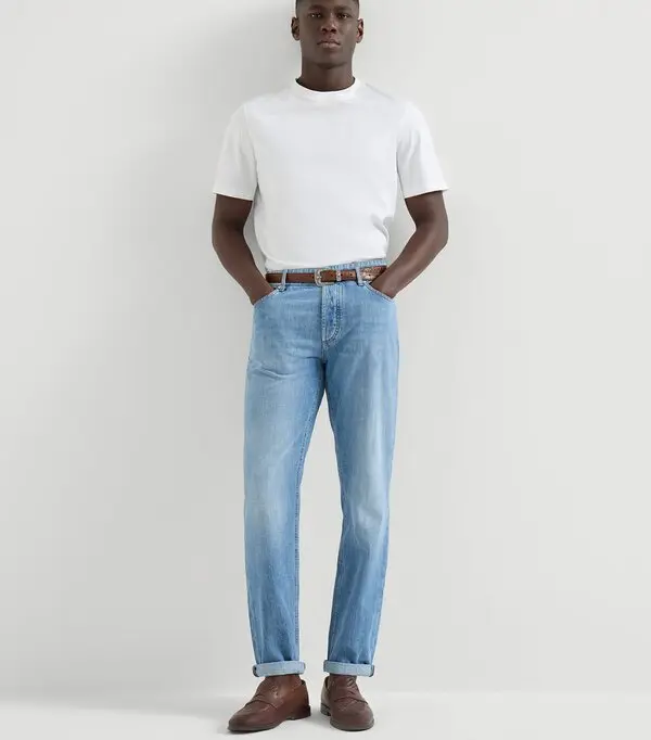 Brunello Cucinelli Lightweight Straight Jeans - Blue