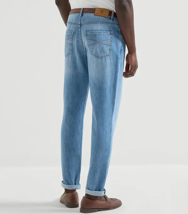 Brunello Cucinelli Lightweight Straight Jeans - Blue