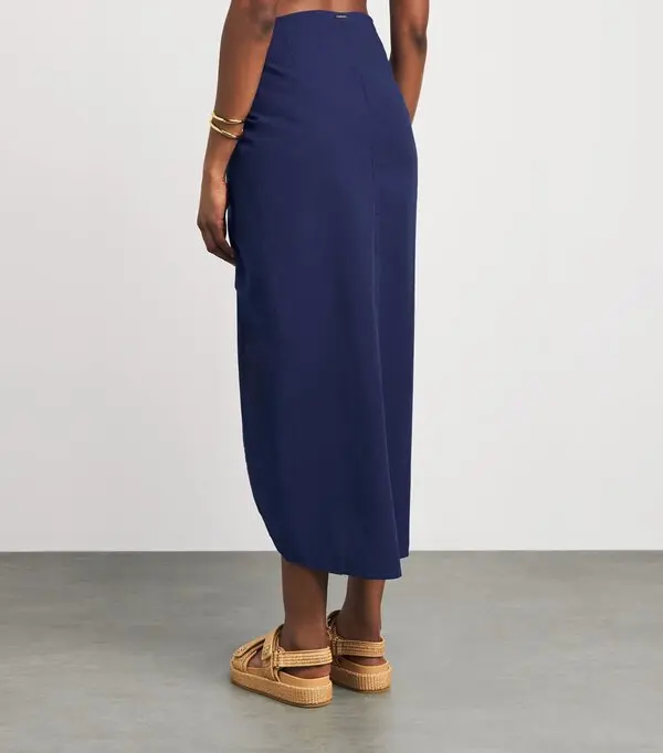 Melissa Odabash Cotton Winne Pareo - Navy