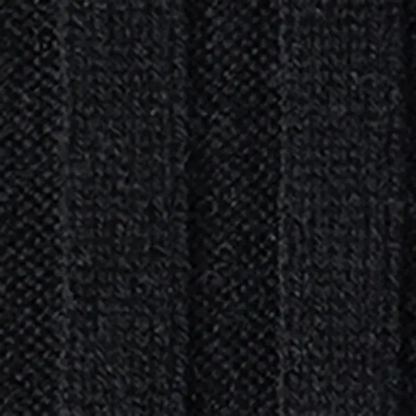 Brunello Cucinelli Cashmere Ribbed Scarf - Black