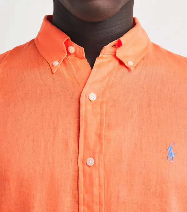 Polo Ralph Lauren Linen Custom-fit Polo Pony Shirt