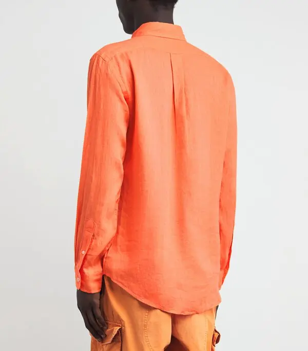 Polo Ralph Lauren Linen Custom-fit Polo Pony Shirt
