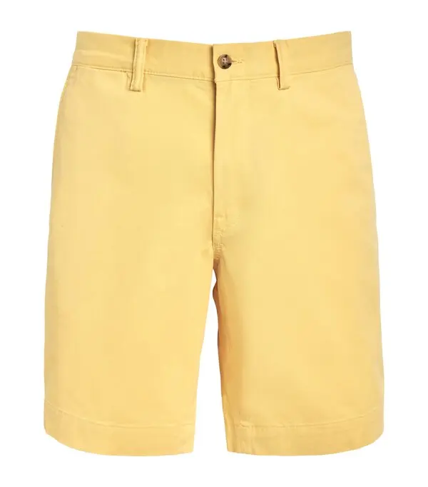 Polo Ralph Lauren Stretch-cotton Bedford Shorts - Yellow