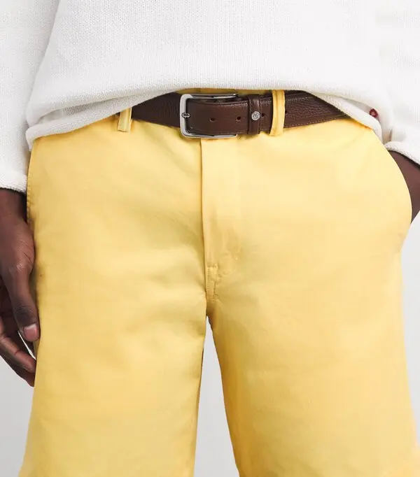Polo Ralph Lauren Stretch-cotton Bedford Shorts - Yellow