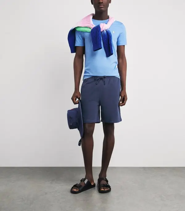 Polo Ralph Lauren Cotton Polo Pony Logo Shorts - Navy