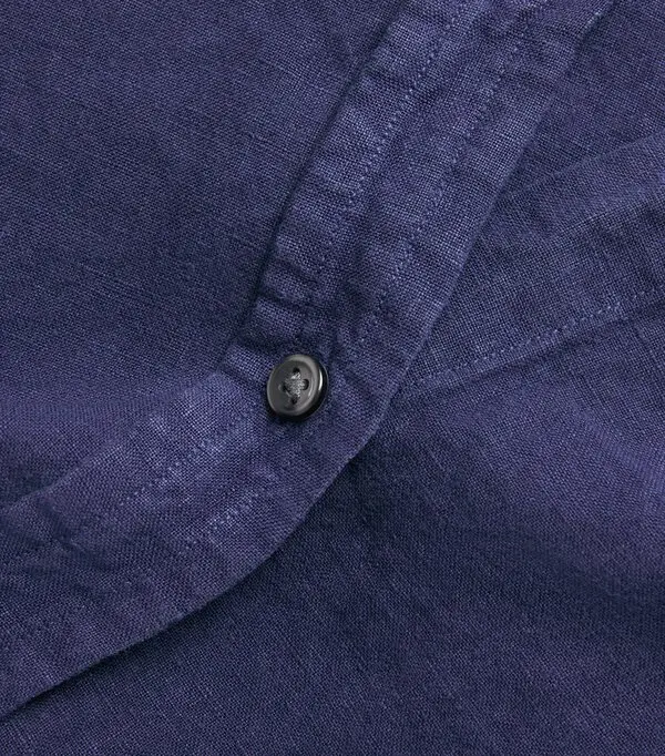 Polo Ralph Lauren Linen Custom-fit Shirt - Navy