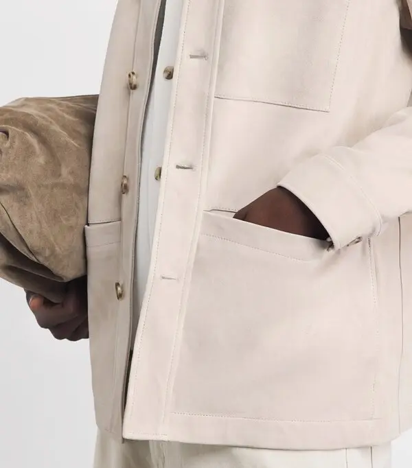 Vince Suede Chore Jacket