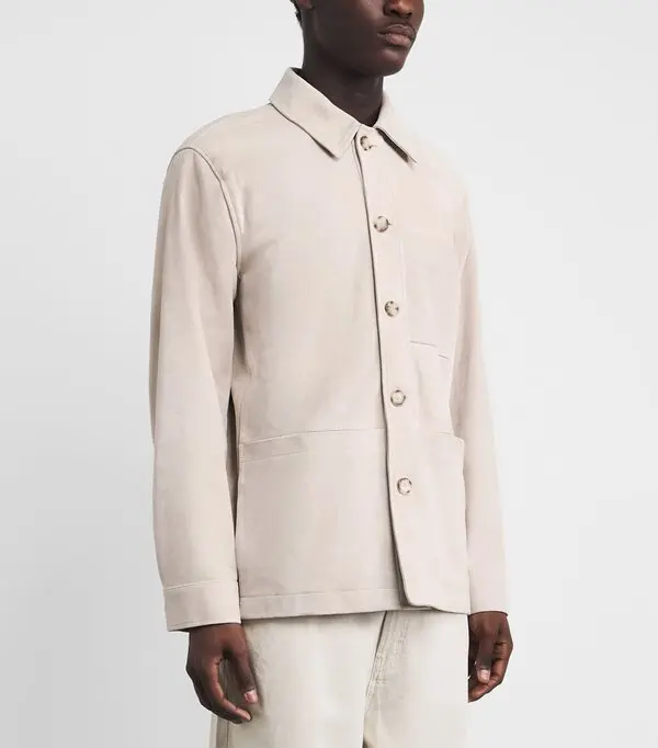 Vince Suede Chore Jacket