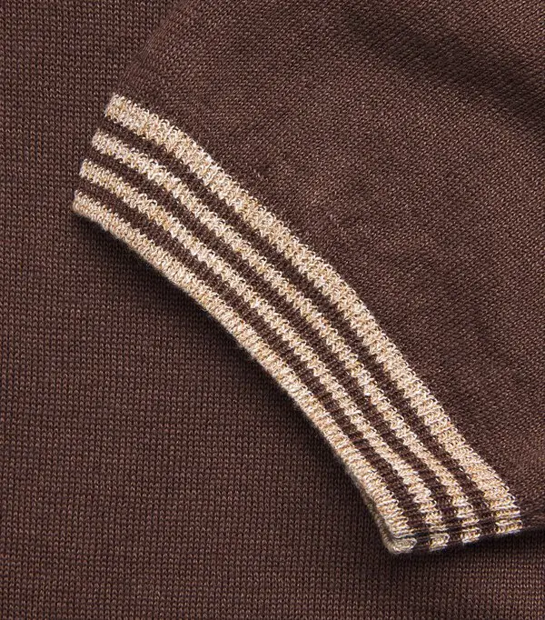 FIORONI CASHMERE Linen-cotton Polo Shirt