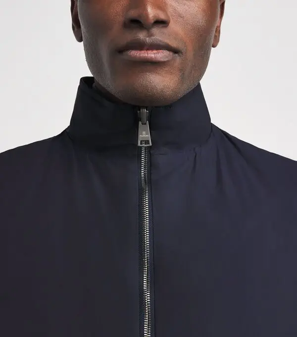 FIORONI CASHMERE Down Linen Reversible Gilet