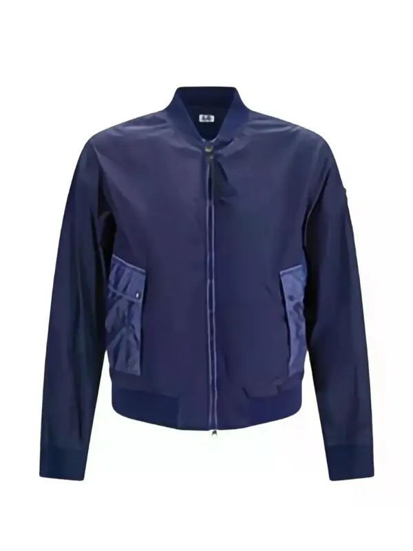 C.P. COMPANY Bi-tm Mixed Lens Bomber Jacket - Blue