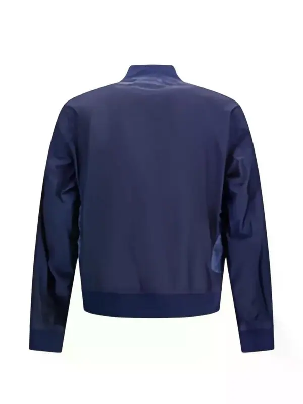 C.P. COMPANY Bi-tm Mixed Lens Bomber Jacket - Blue