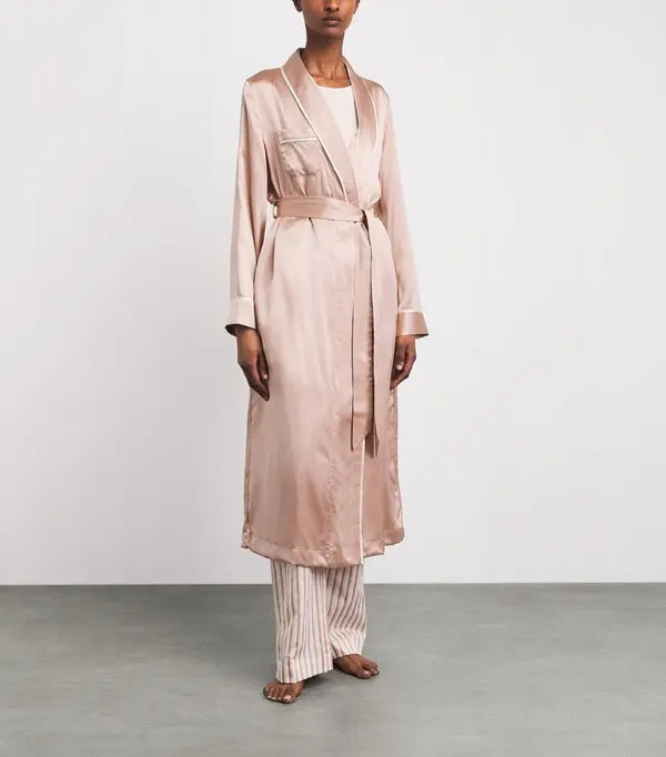 Derek Rose Silk Bailey Robe