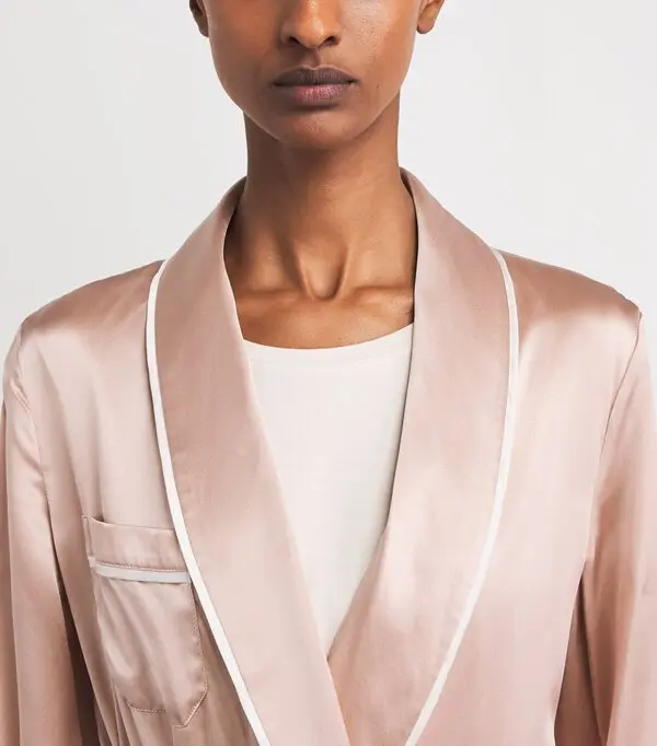 Derek Rose Silk Bailey Robe