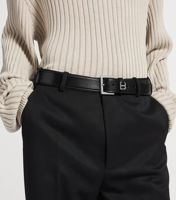 Balenciaga Leather Hourglass Belt
