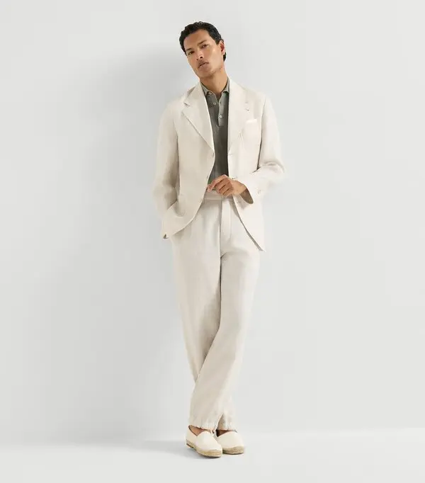 Brunello Cucinelli Cotton Rib-knit Polo Shirt