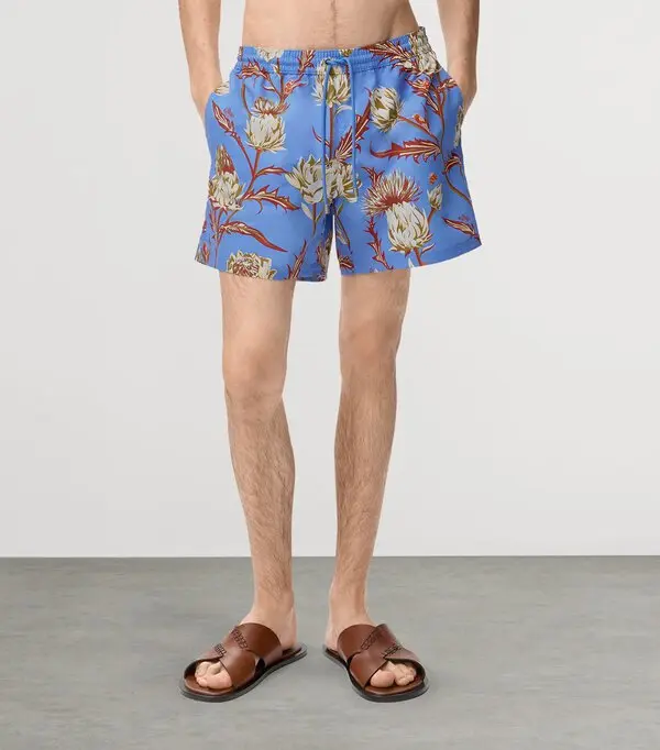 Loewe X Paula’s Ibiza Artichoke Swim Shorts - Blue