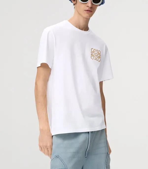 Loewe X Paula' Ibiza Anagram Relaxed T-shirt - White