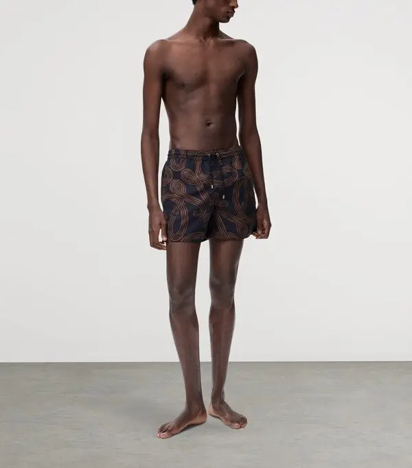 Loewe X Paula’ Ibiza Anagram Swim Shorts - Navy