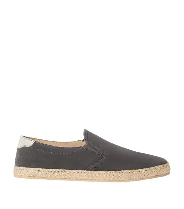 Brunello Cucinelli Suede Espadrille Slip-ons