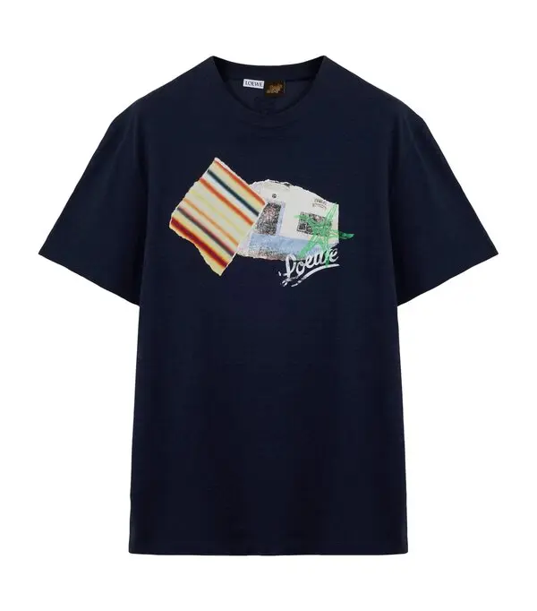 Loewe X Paula's Ibiza Relaxed T-shirt - Navy