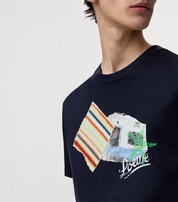 Loewe X Paula's Ibiza Relaxed T-shirt - Navy