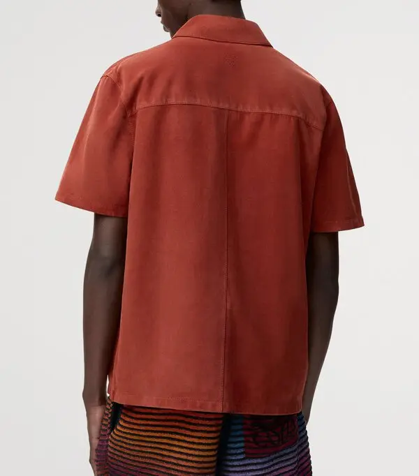 Loewe X Paula’s Ibiza Suede Anagram Shirt