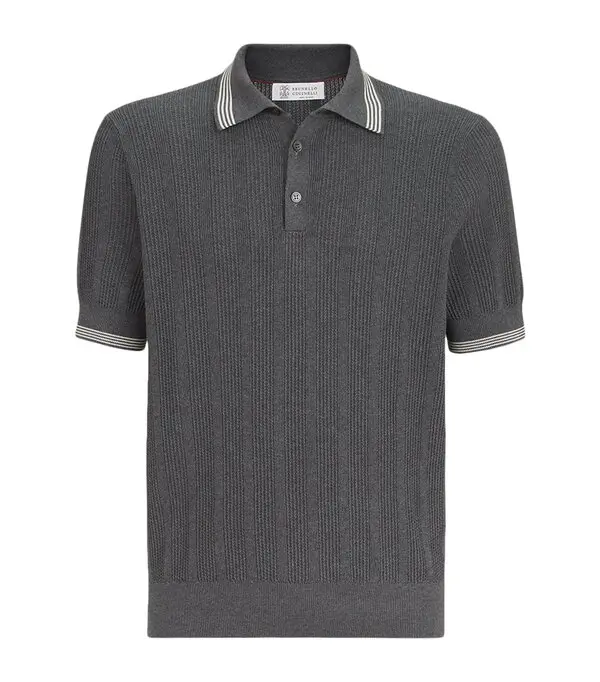 Brunello Cucinelli Cotton Polo Shirt