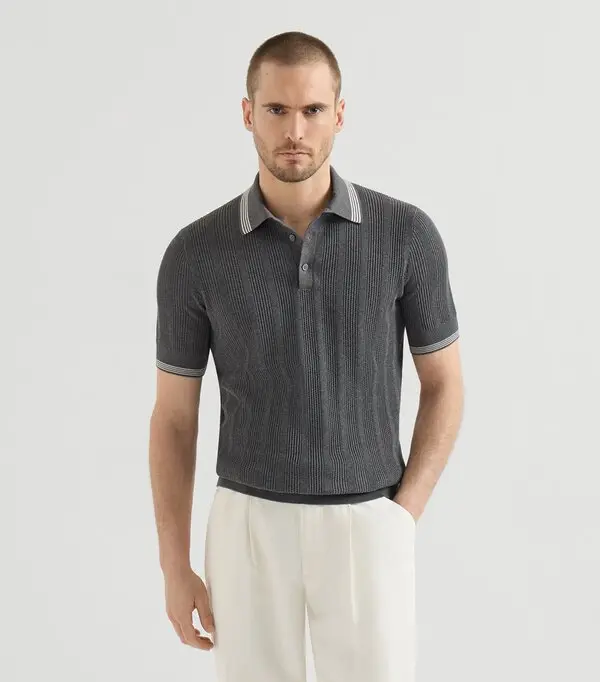 Brunello Cucinelli Cotton Polo Shirt