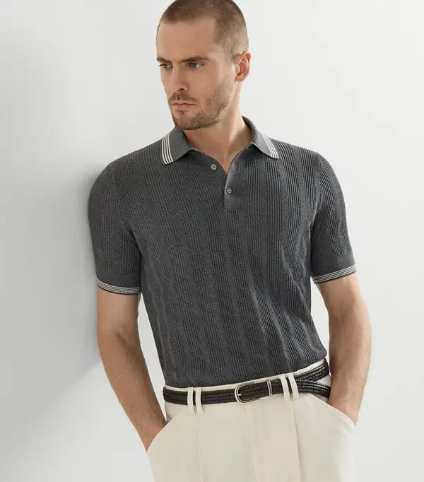 Brunello Cucinelli Cotton Polo Shirt