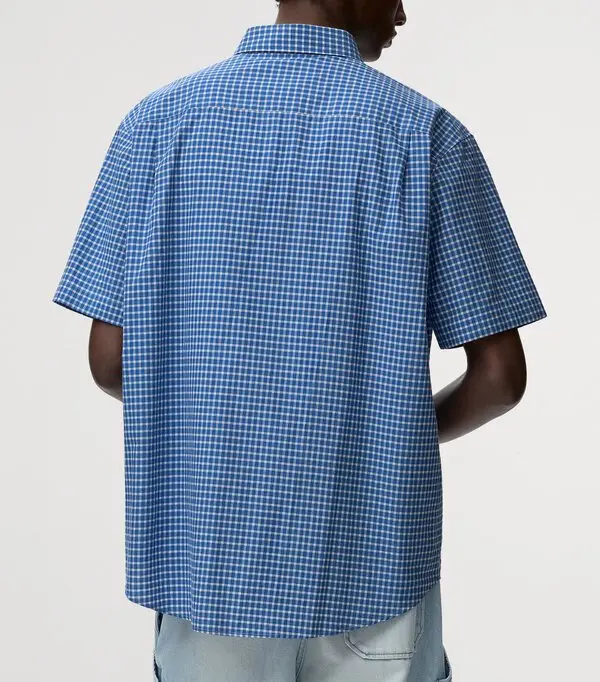 Loewe X Paula’s Ibiza Check Anagram Shirt - Blue